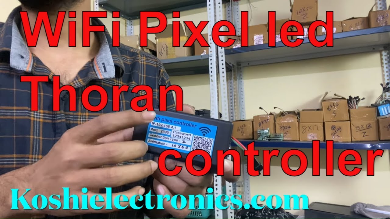 How to use PIxel led WiFi Thoran controller - YouTube