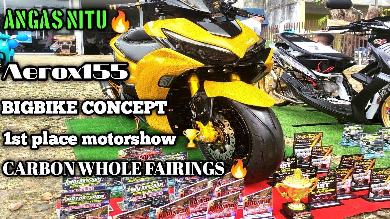 1B build 🤣Aerox Bigbike concept 🔥 1st place dumalinao motorshow 🏆 - YouTube