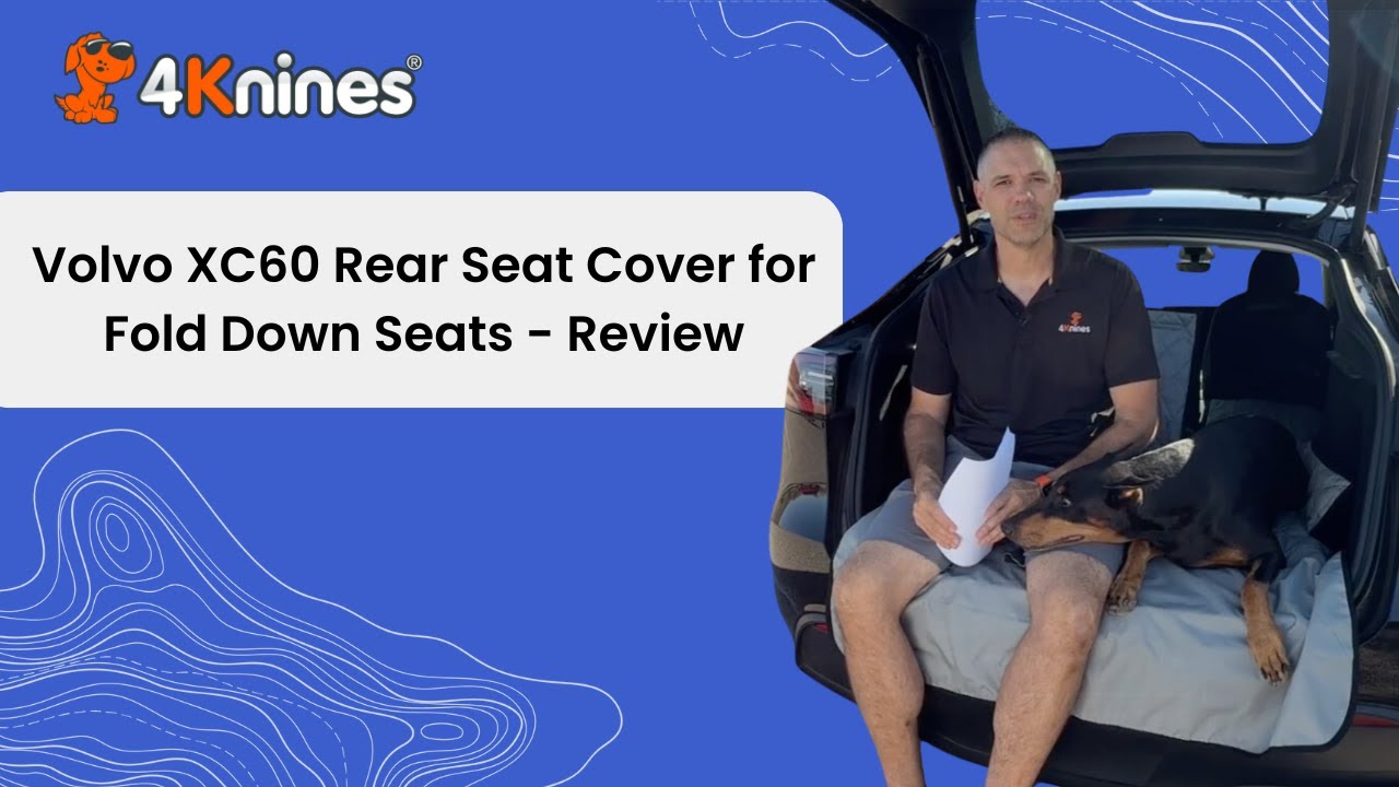 Volvo XC60 Rear Seat Cover for Fold Down Seats - Review - YouTube