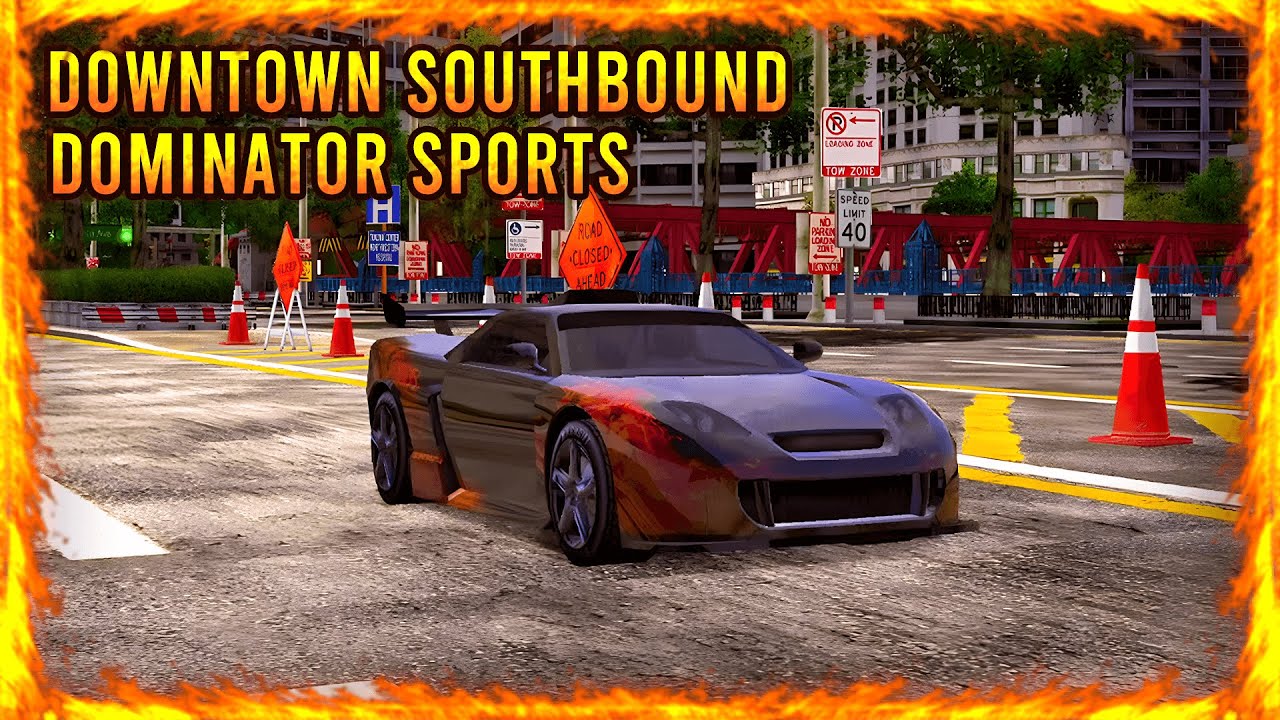 Burnout 3: Downtown South [Dominator Sports] 0:55.09 [PCSX2] - YouTube