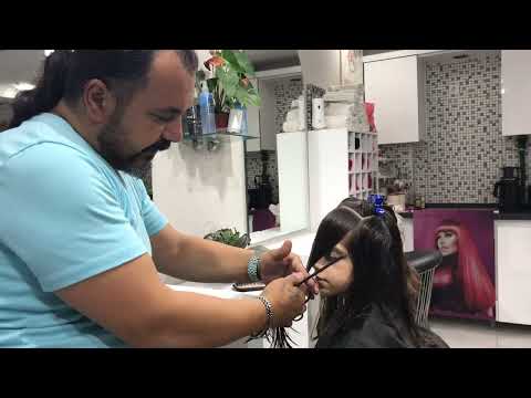 Kelebek kesim nasıl yapılır / küt saça kelebek kesim modelleri \\ kelebek kesim modelleri