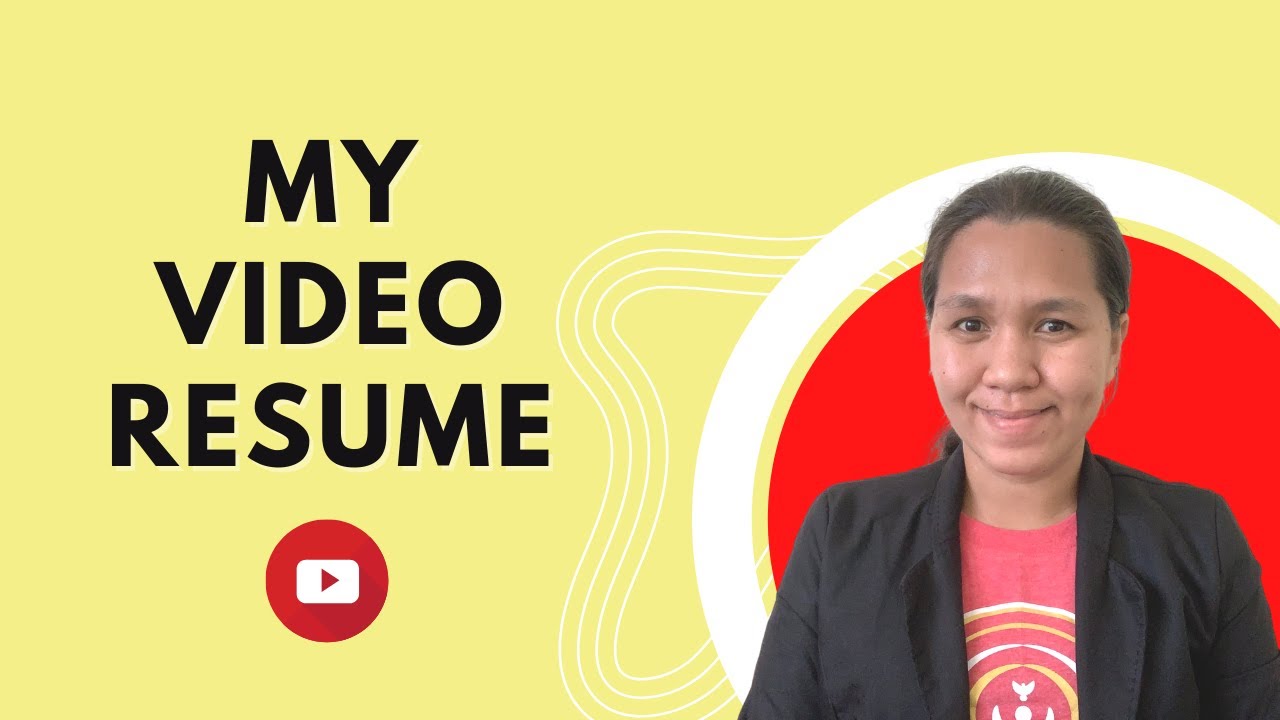 MY VIDEO RESUME | SMM | LEA MAE SAMILLANO - YouTube
