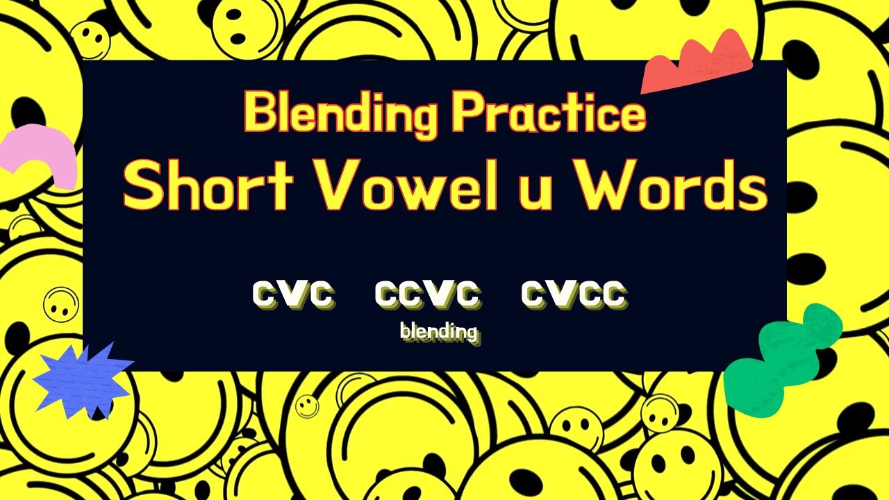 Blending with short vowel u - YouTube
