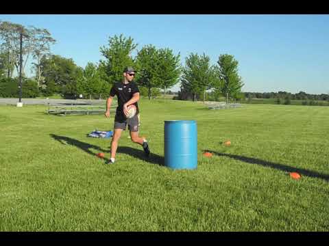 Brett Beukeboom footwork and offloads - YouTube