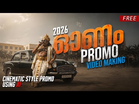 CINEMATIC STYLE ONAM CELEBRATION PROMO VIDEO EDITING USING AI | ONAM CELEBRATION PROMO VIDEO EDITING