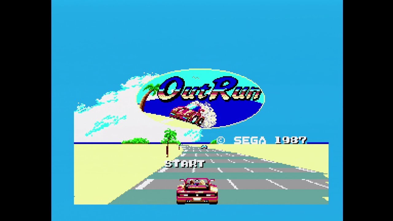 OutRun (Master System) Playthrough (PSG) - YouTube