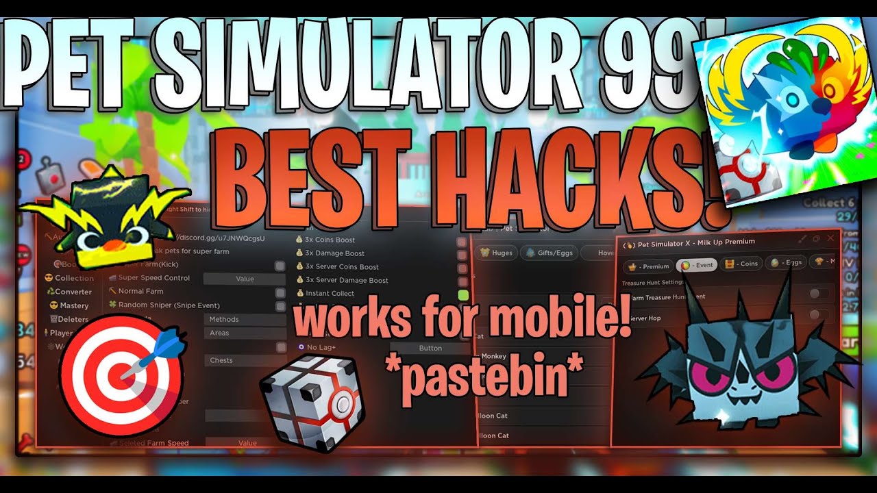 [ PET CATCHING! 🎯] Pet Simulator 99 OP Farm Scripts: FAST Auto Farm l EGG Hatch l MOBILE ...