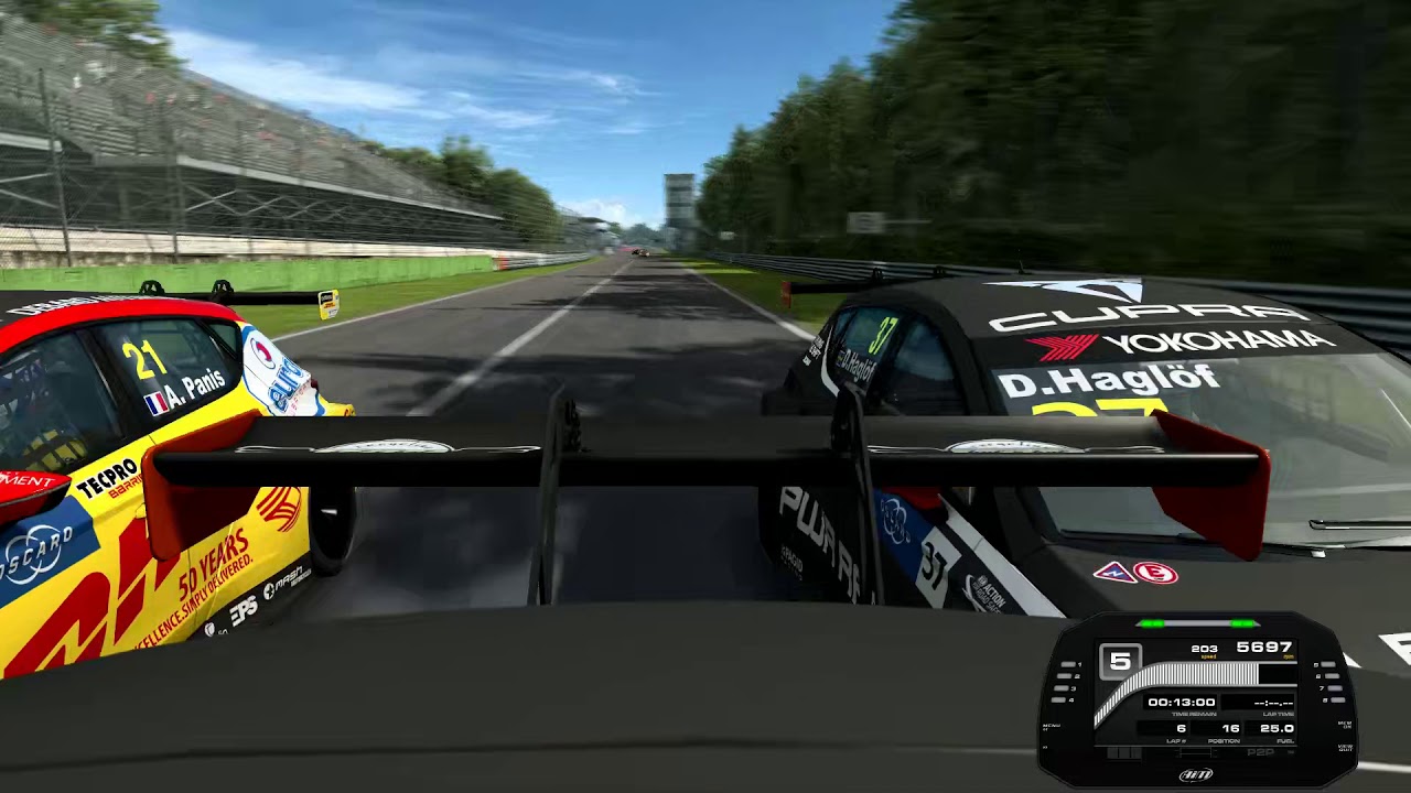 Monza T1 - Teamwork 3 Car Pass Method - YouTube