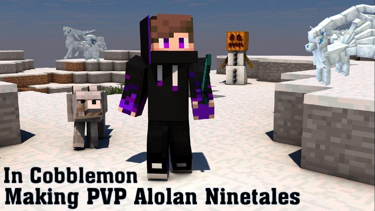 Minecraft Ep#18 || Cobblemon (Building PVP *ALOLAN* Ninetales) - YouTube