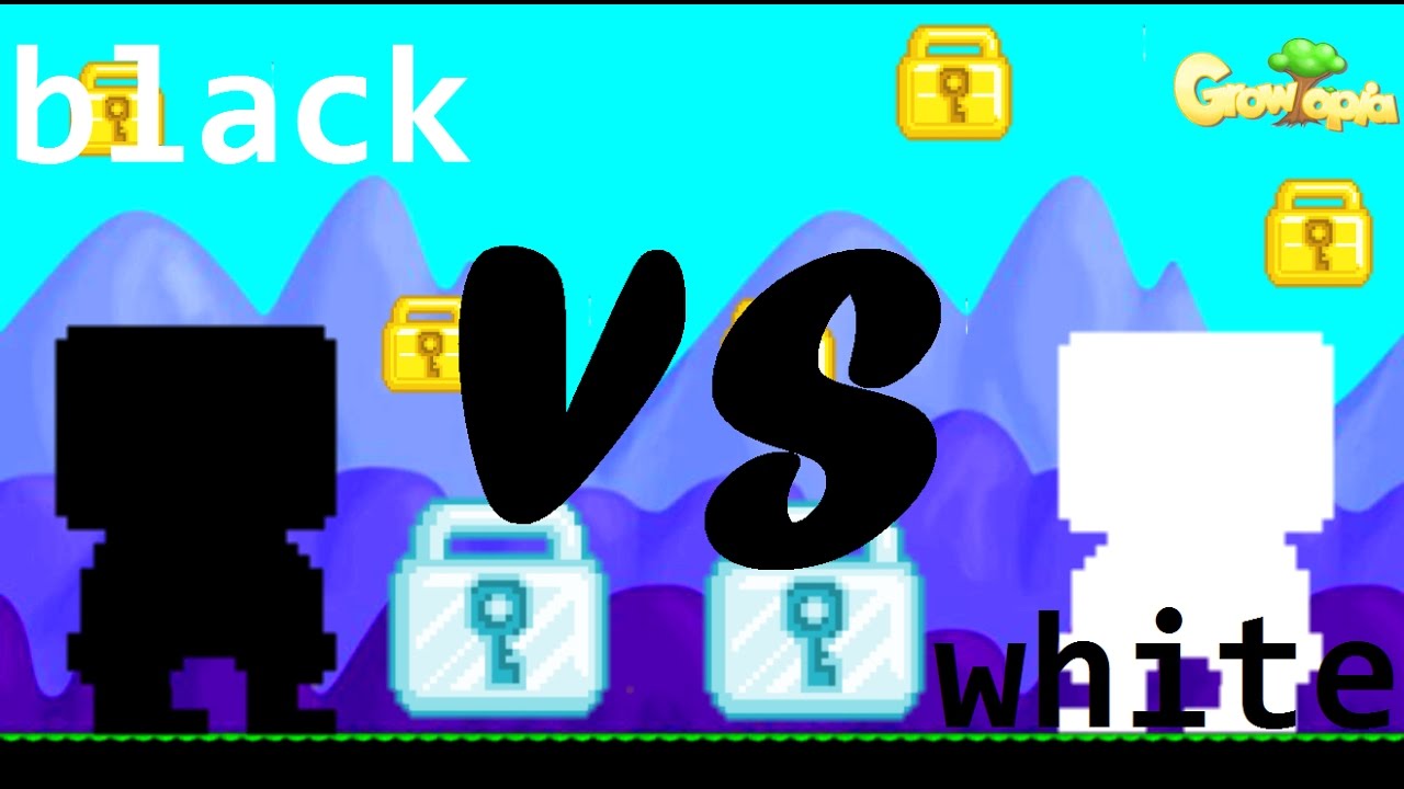 Growtopia - Buying New Set Black VS White - YouTube