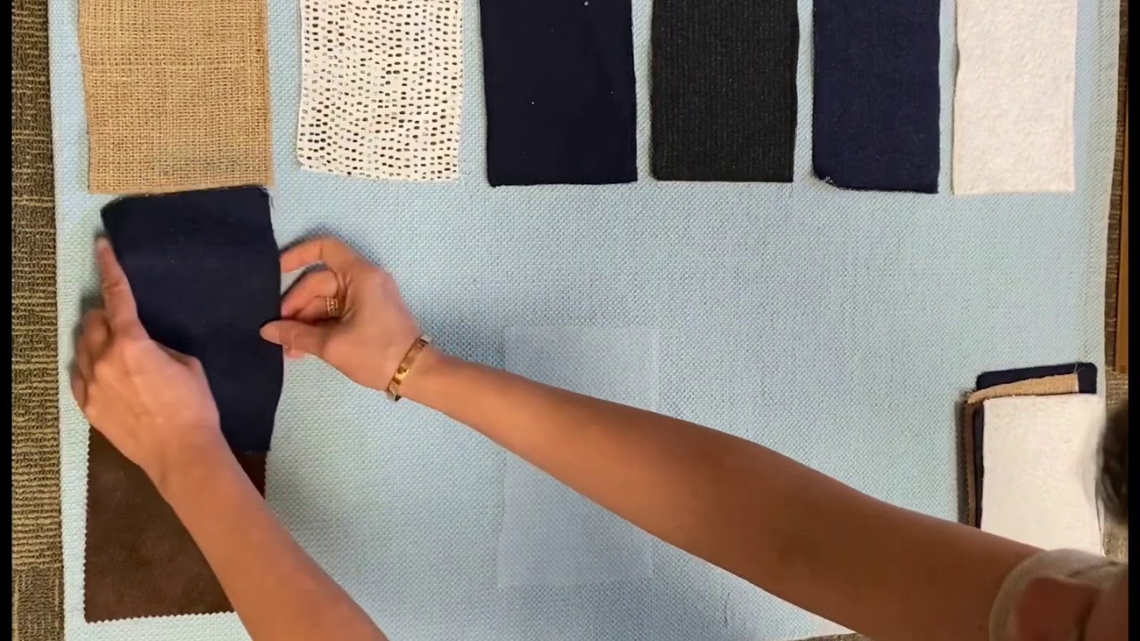 Fabrics Box MONTESSORI Sensorial Tactile Sense Lesson - YouTube