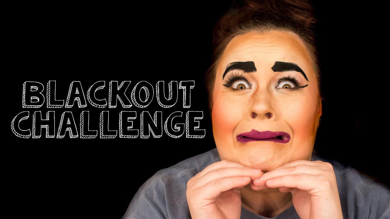 Blackout | NEW Makeup Challenge - YouTube