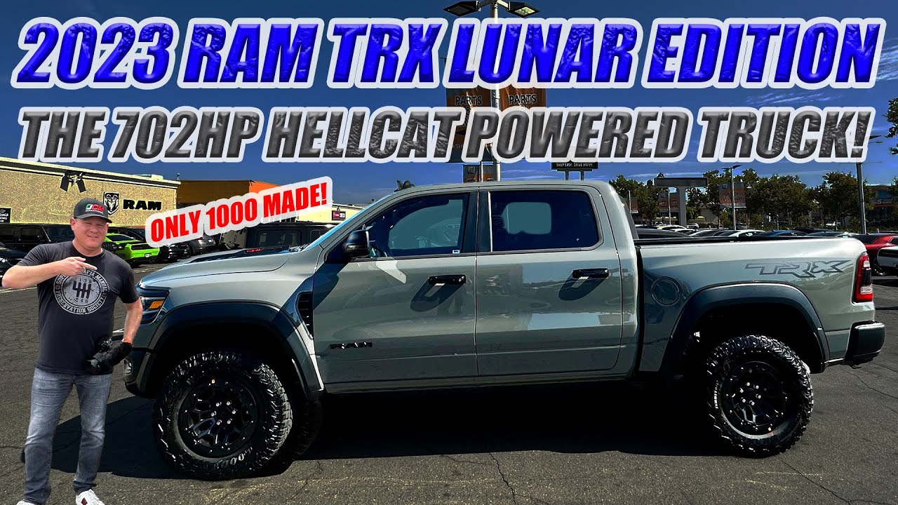 2023 RARE RAM TRX LUNAR EDITION IS HERE! VERY LIMITED - YouTube