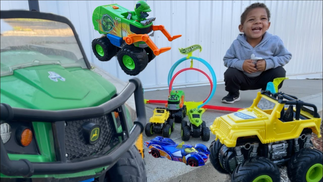 Kalvin’s Epic Outdoor Toy Car Adventure! - YouTube
