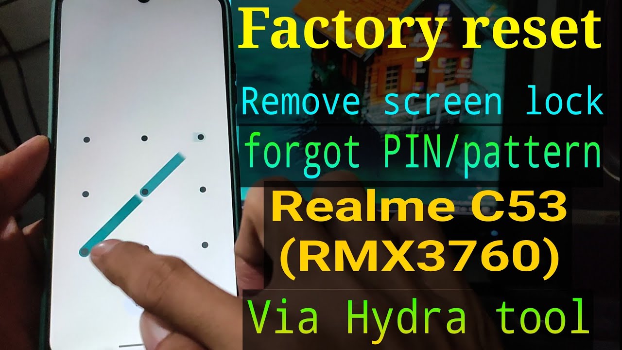 Factory/ hard Reset Realme C53 (RMX3760) - YouTube