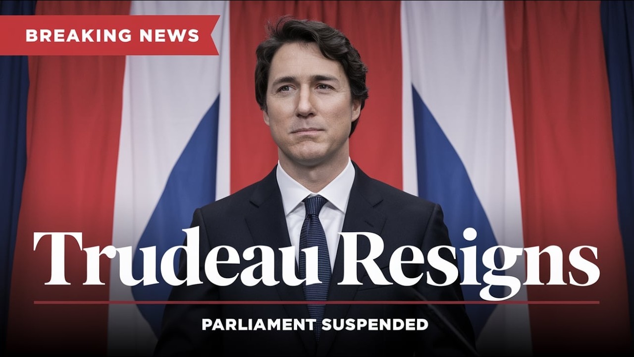 "Breaking News: Justin Trudeau Announces Resignation as Liberal Party ...