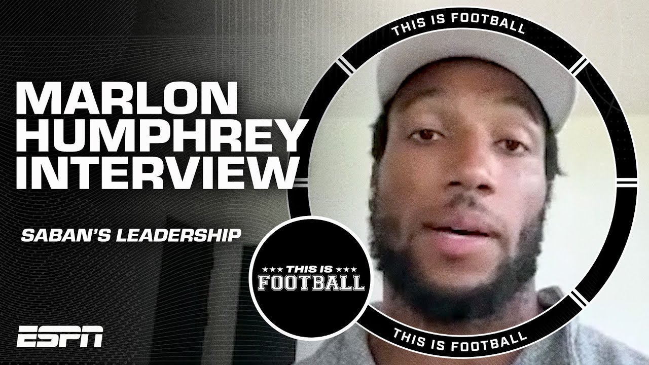 Marlon Humphrey on how Lamar Jackson & Nick Saban lead | This is ...
