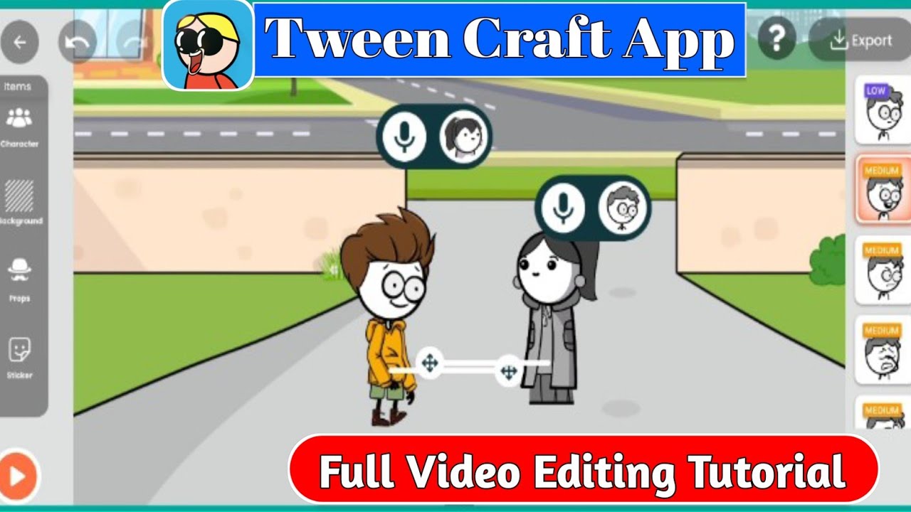 Tween Craft Se Video Kaise Banaye Full Tutorial || TweenCraft Cartoon ...