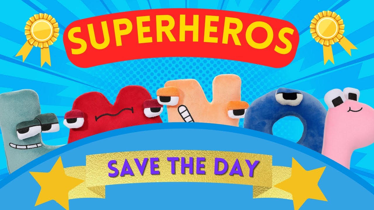 Alphabet Lore Super Heros | LMNOP Heros | Plushy Kids - YouTube