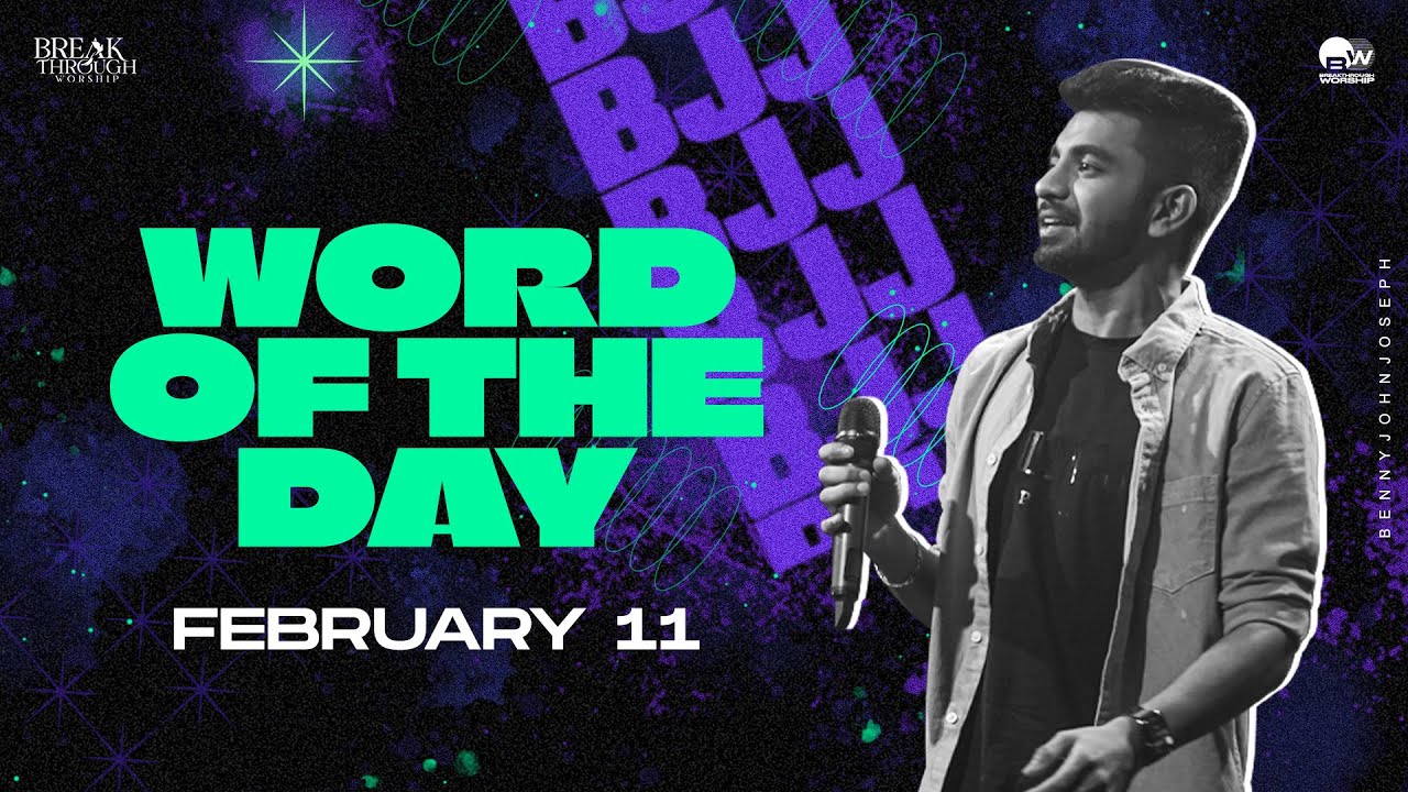 Let God Write Your Story | Word Of The Day | Benny John Joseph ...
