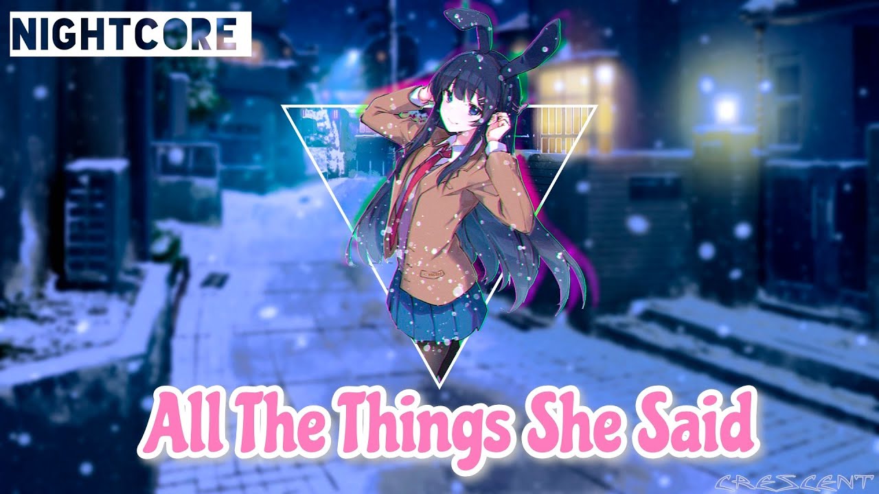 [Nightcore] - All The Things She Said (Remix) Bass 🎧 - YouTube Music