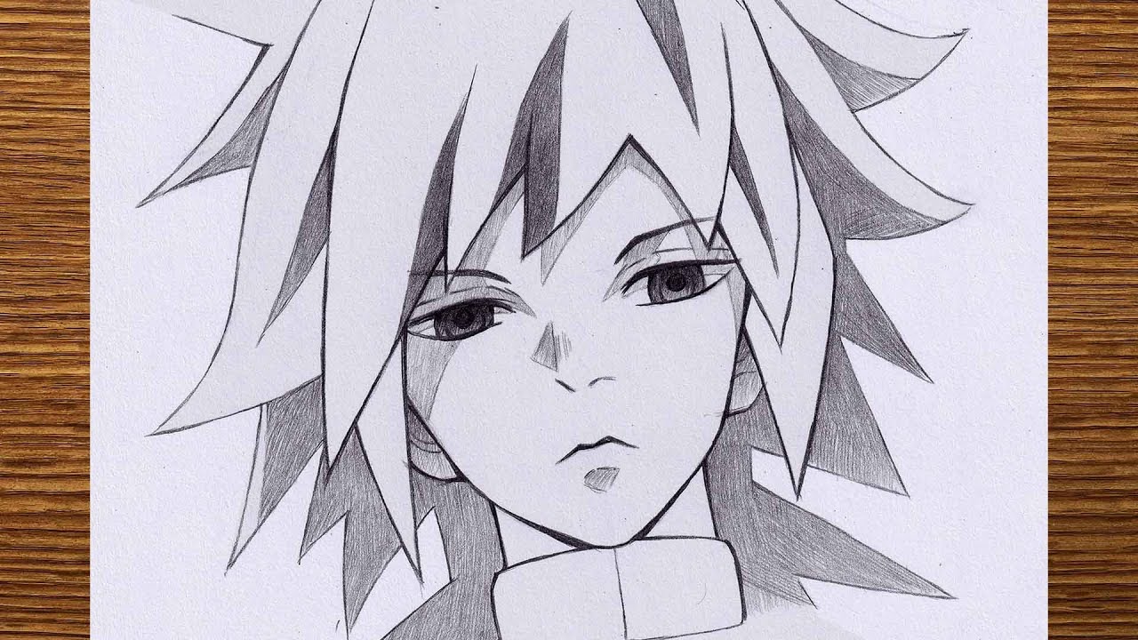 How to draw Giyu Tomioka - [Demon Slayer] | anime drawing step by step ...
