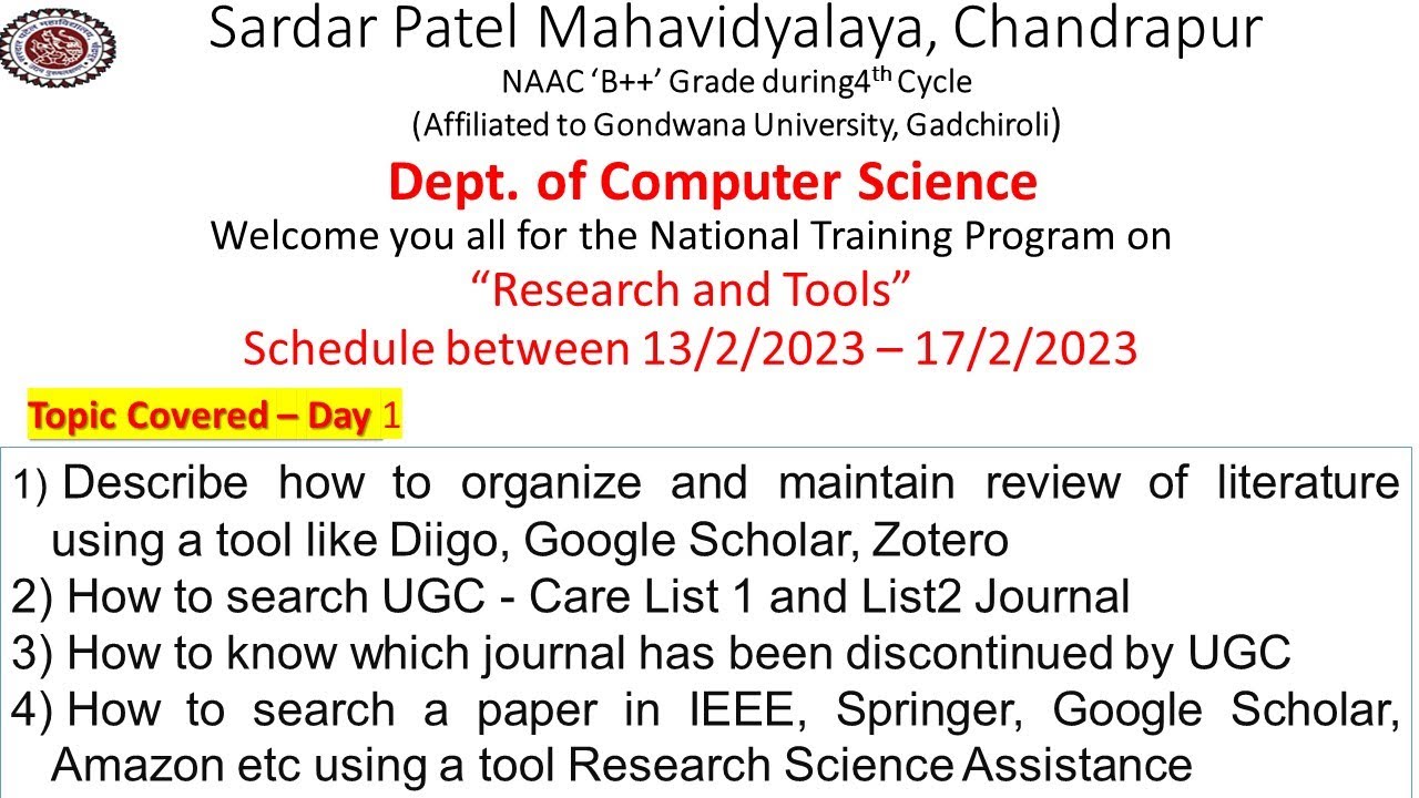 How to Organize and Maintain Review of Literature Using Tools ...