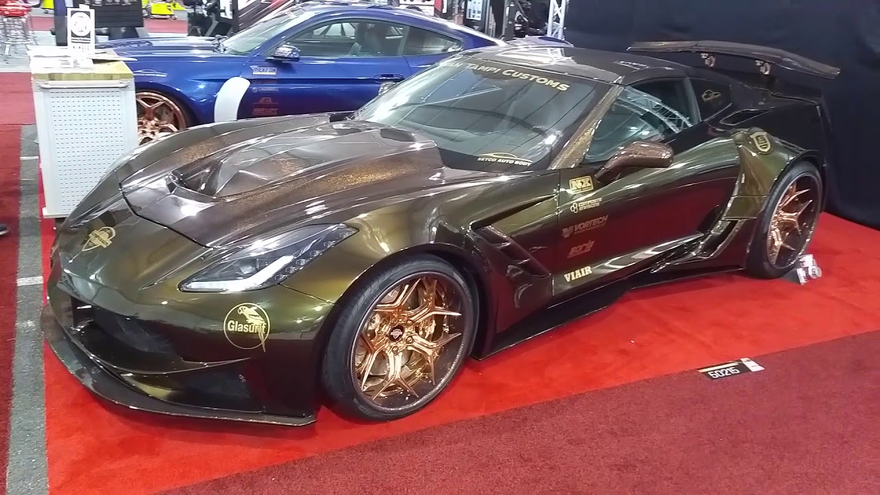 877-544-8473 21 Inch Rosegold Rims Chevy Corvette Stingray Z06 2017 ...