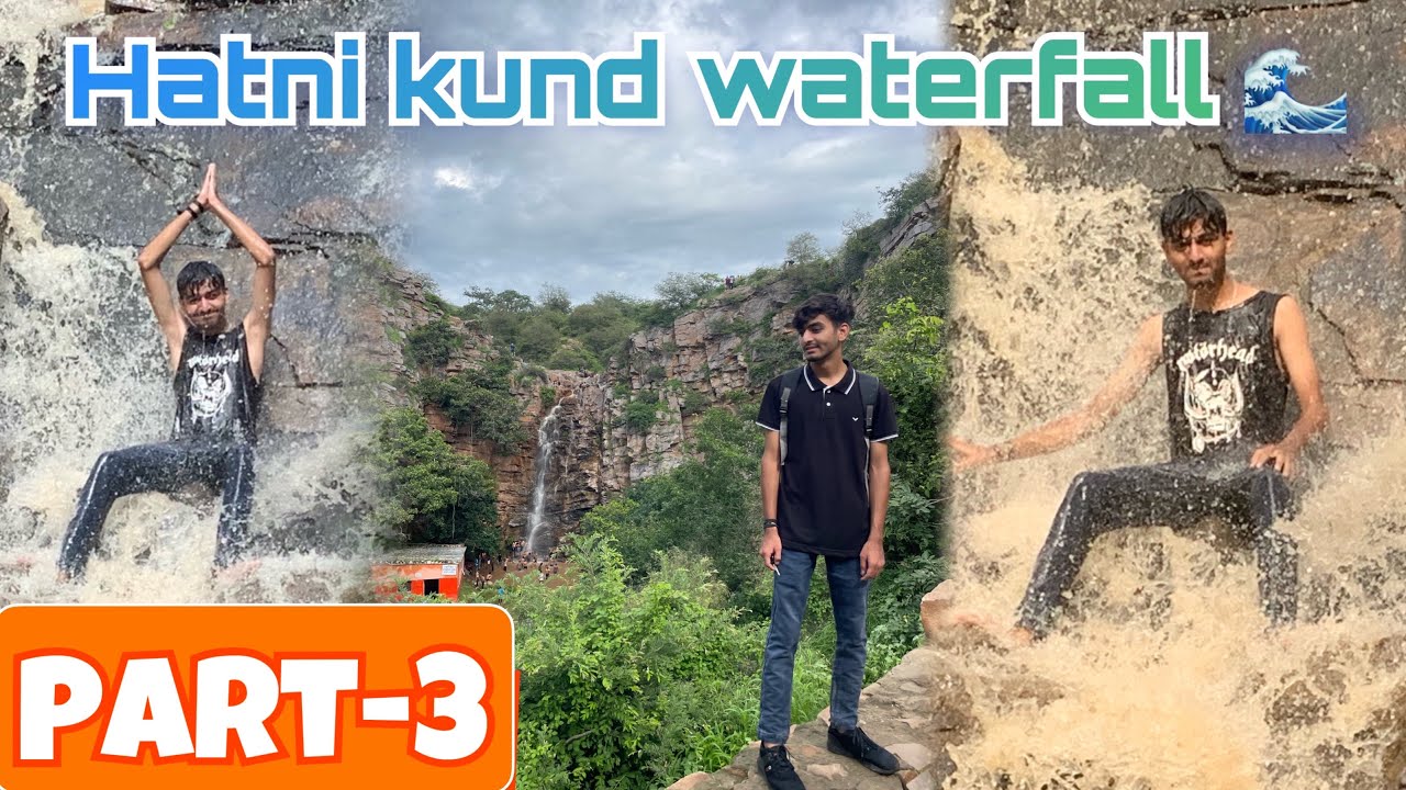 Hatni kund waterfall 🌊Jaipur’s hidden place || amazing place 🫣 bohot ...