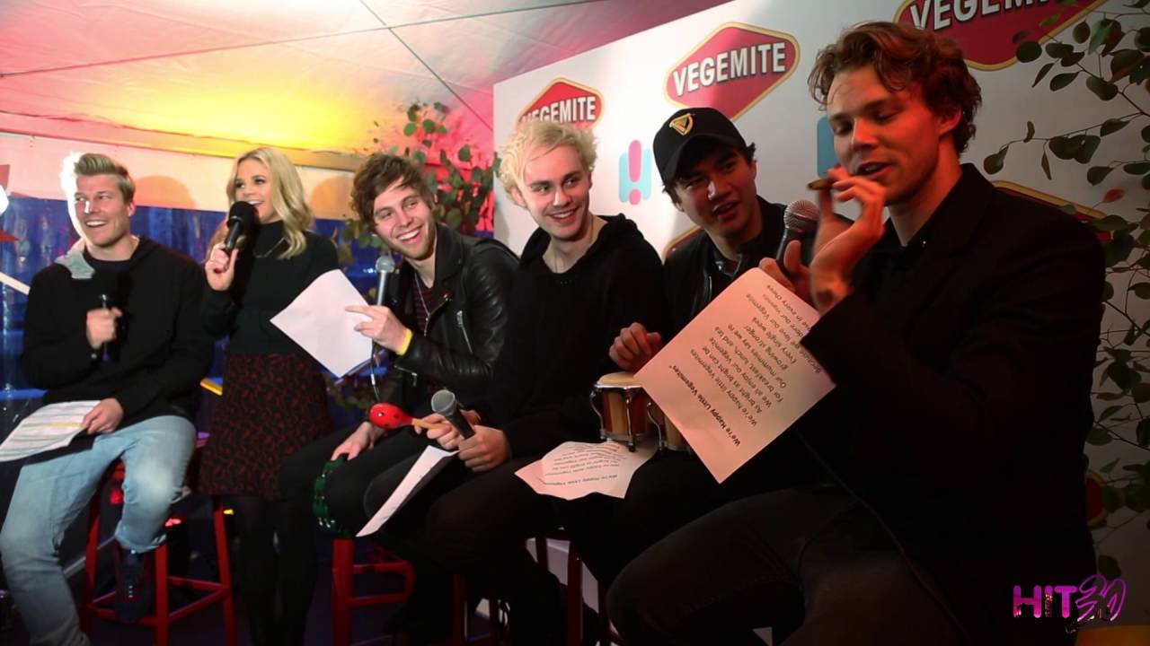 5 Seconds Of Summer Sing The Vegemite Song! | Hit 30 - YouTube