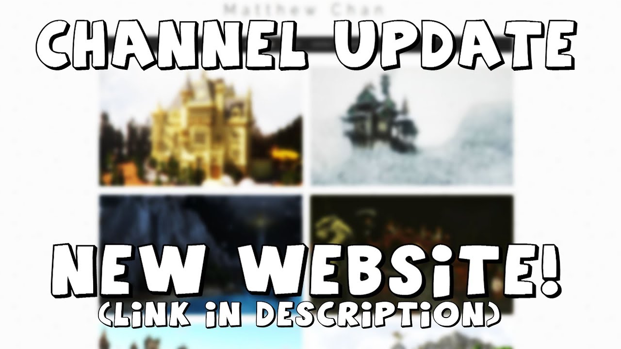 Minecraft building- WEBSITE UPDATE!- new building portfolio - YouTube