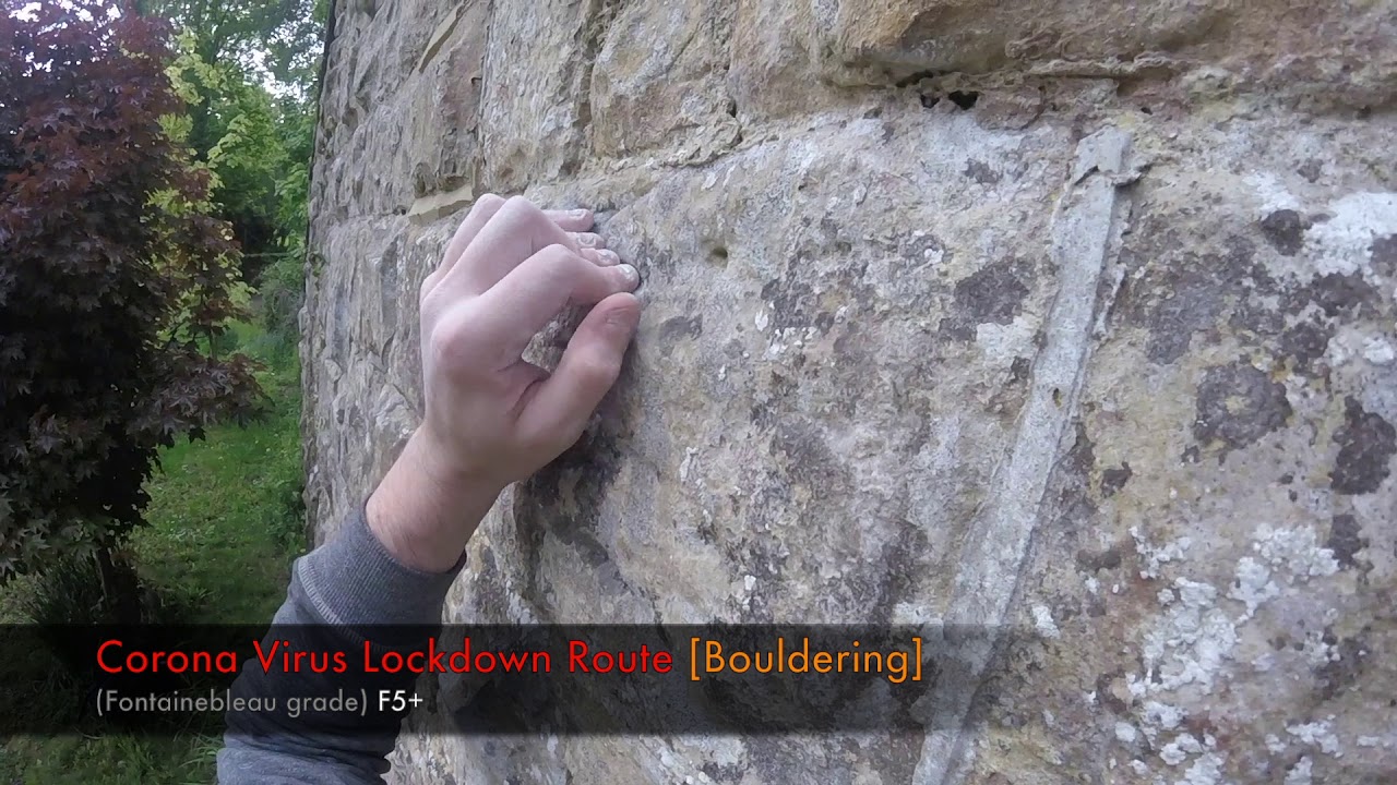 Boulder Route Setting In Horsham,... (Corona Virus Lockdown) - YouTube