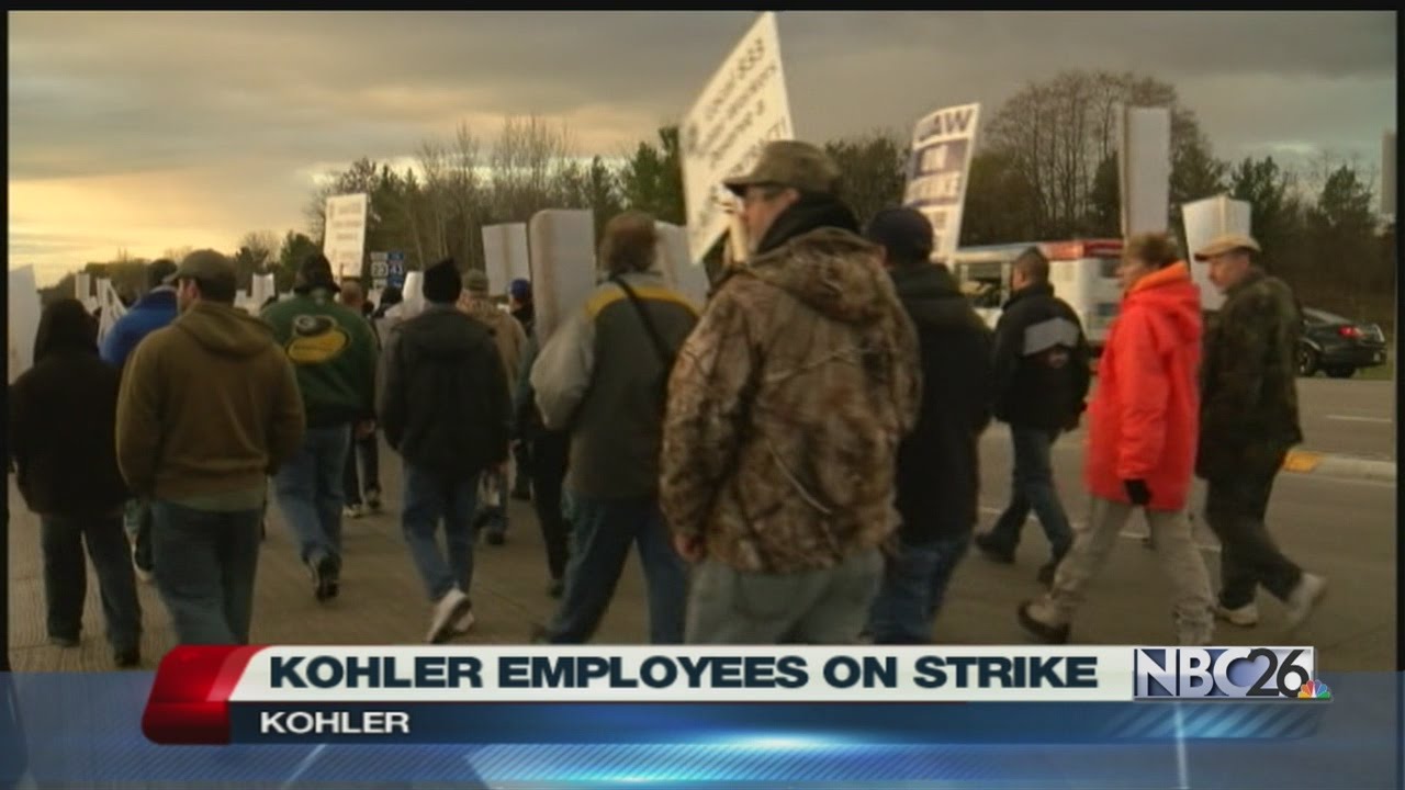 Strike at Kohler plant - YouTube