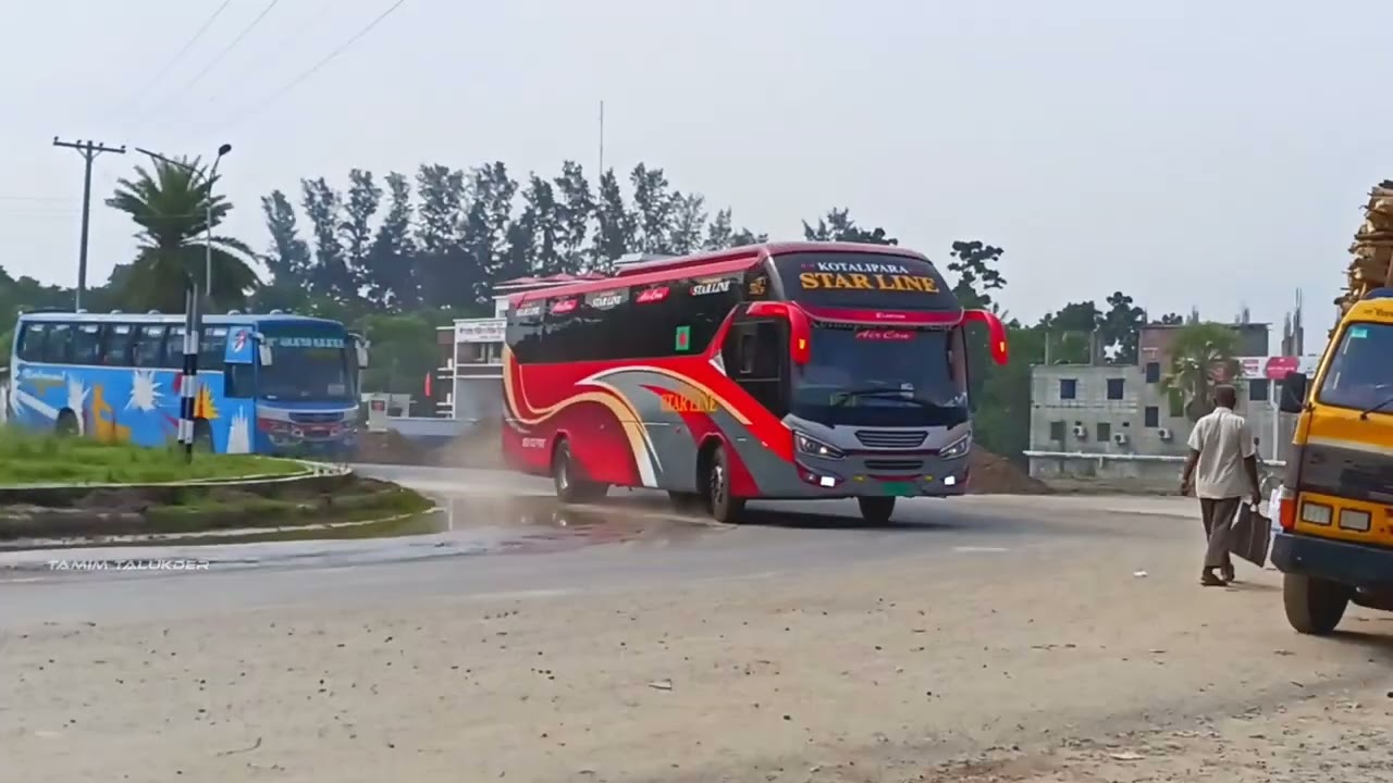 কোটালিপাড়া স্টার লাইন এসি বাসের ভালোবাসা 🥰। Kotalipara Star Line AC ...