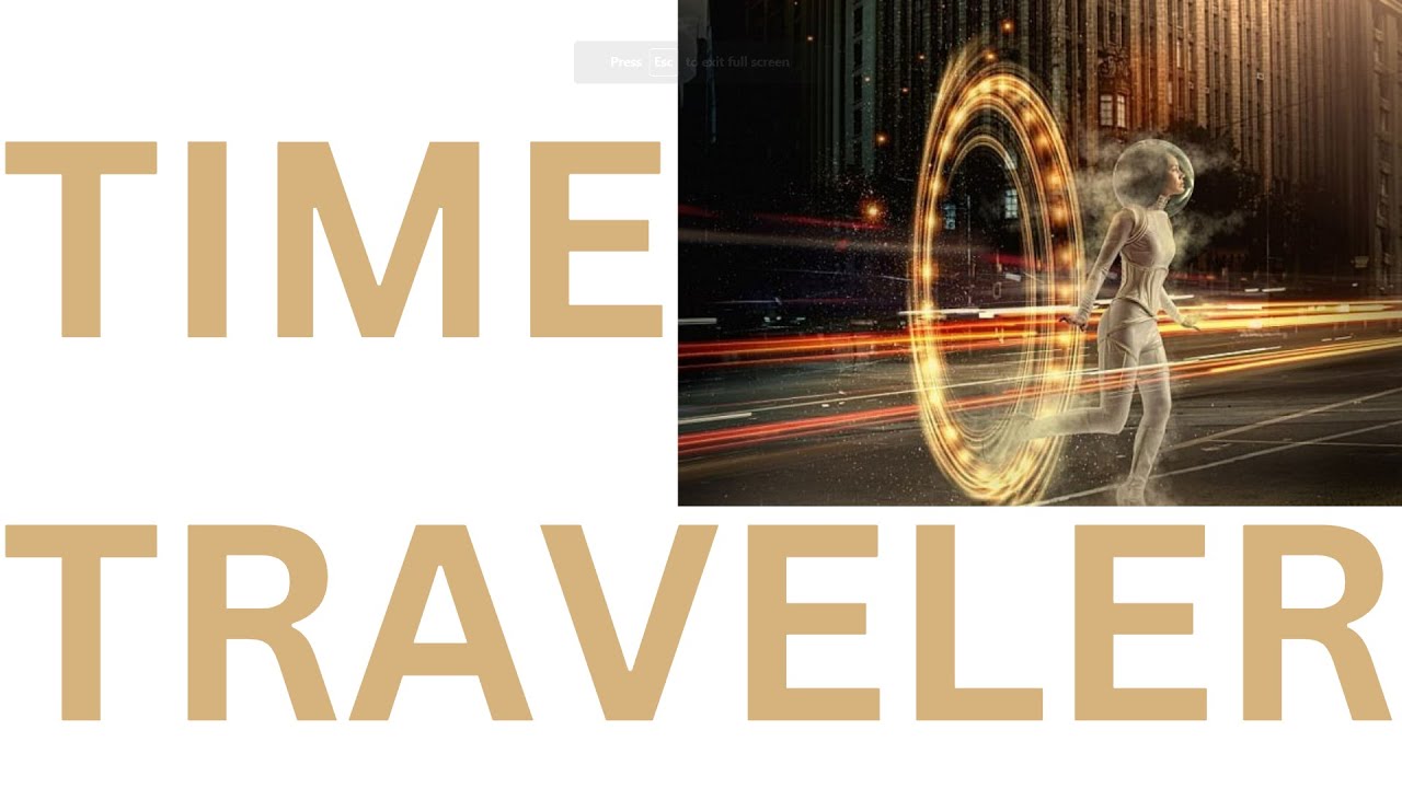 A man TIME Traveled - YouTube