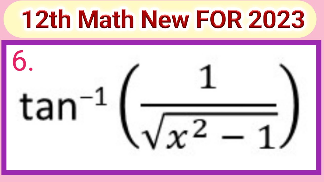 Tan Inverse 1 Upon Under Root X Square 1 Tan Inverse 1 By Root X tan-inverse-1-upon-under-root-x-square-1-tan-inverse-1-by-root-x