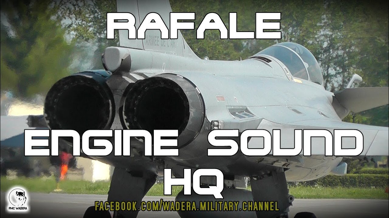Rafale fighter - Engine sound HQ - YouTube
