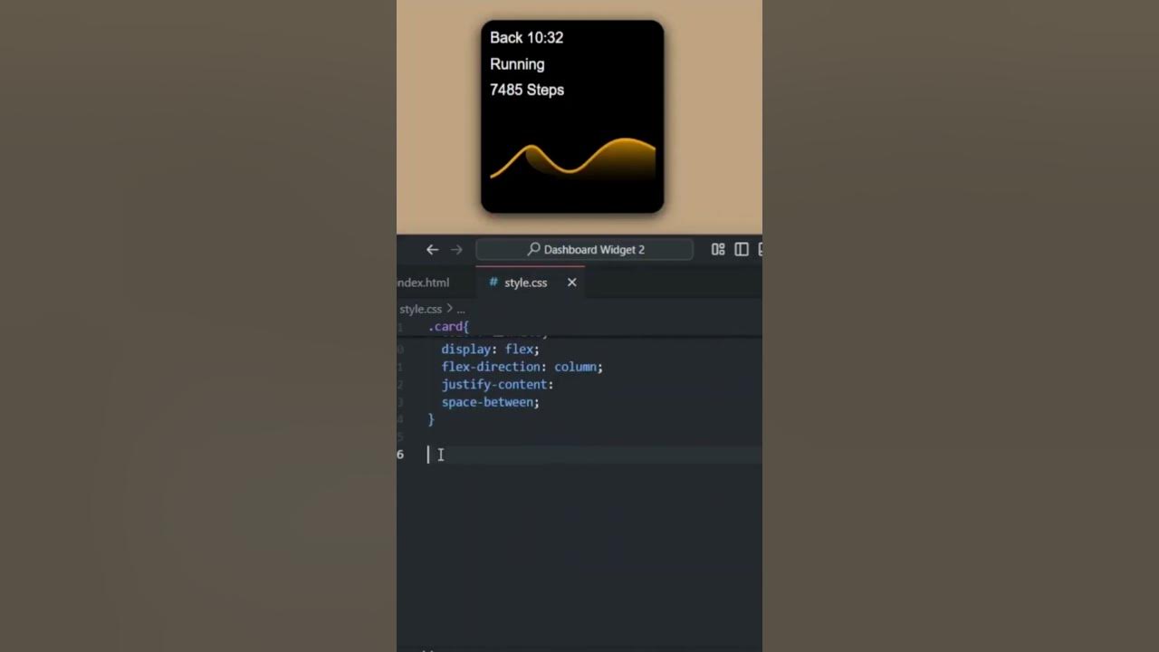 Create a Fitness Tracker UI that WOWS with CSS and SVG Graph! #shorts #html #css - YouTube