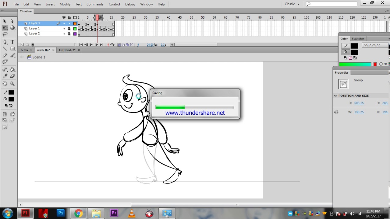 How to do a basic walk cycle - YouTube
