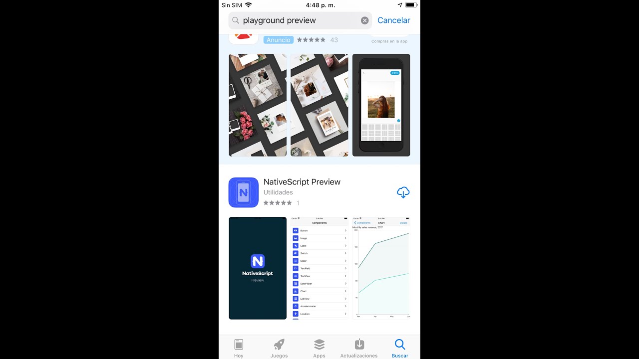 Nativescript Youtube