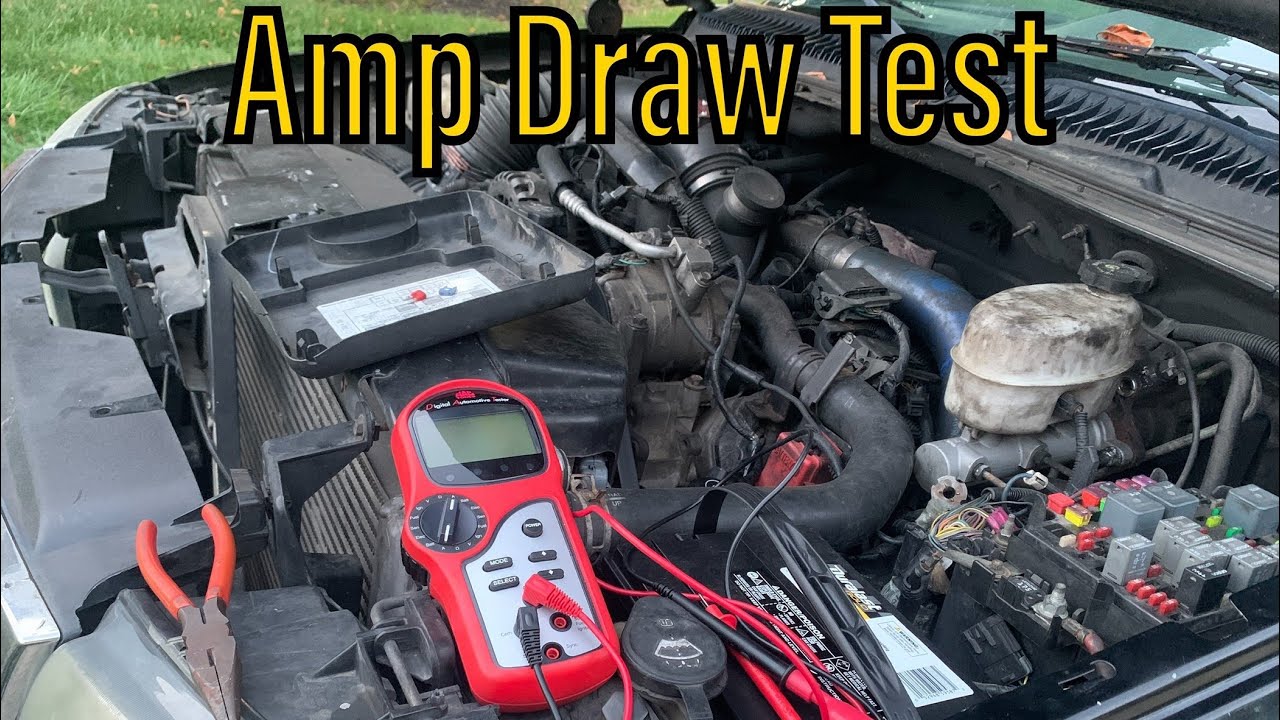 Amp Draw Test on 2 Battery Vehicle (Parasitic Draw) - YouTube