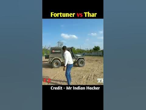 Fortuner Vs 4 × 4 Thar? | Tug Of War #shorts #viral #trending @MR. INDIAN HACKER @Crazy XYZ ...