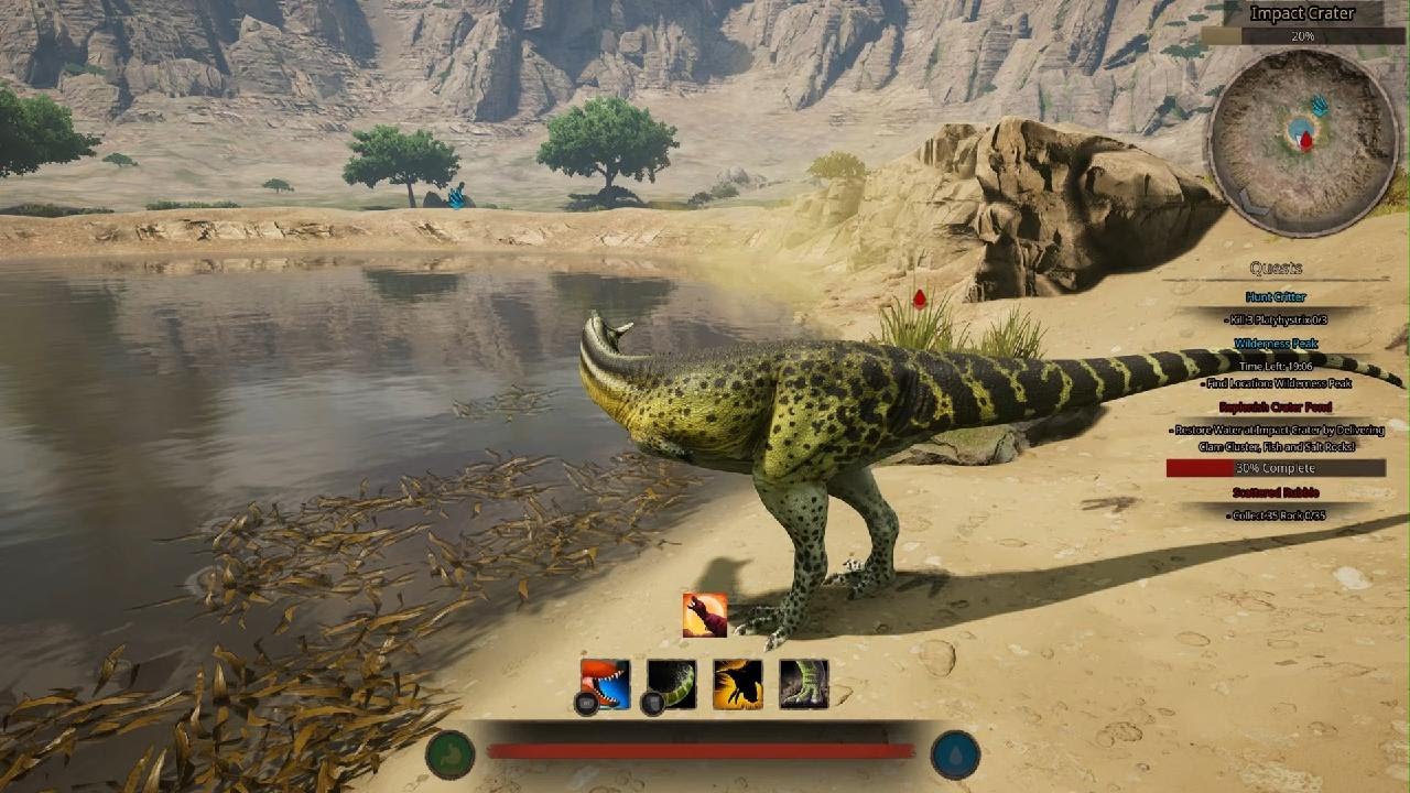 Pycno vs stego....stego is the most explotable dino in Path of Titans ...