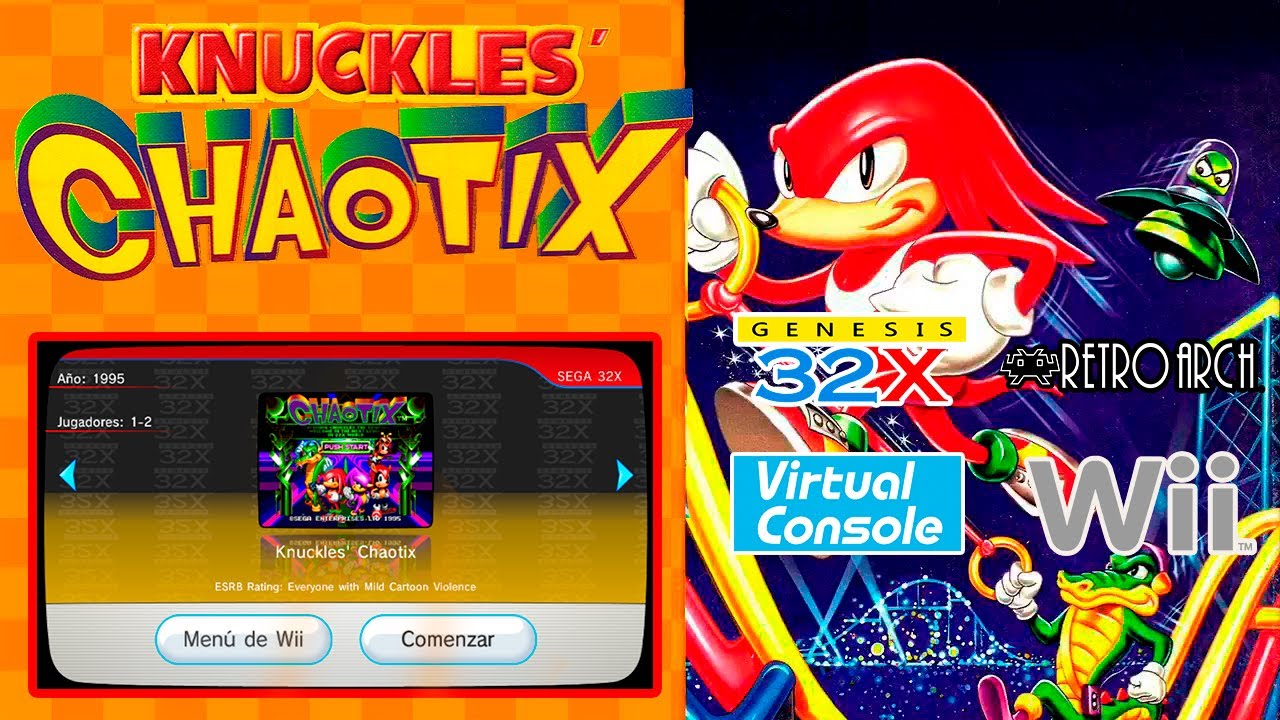 Knuckles' Chaotix WAD [VC SEGA 32X] [RetroArch Wii (PicoDrive) SRL] Wii ...