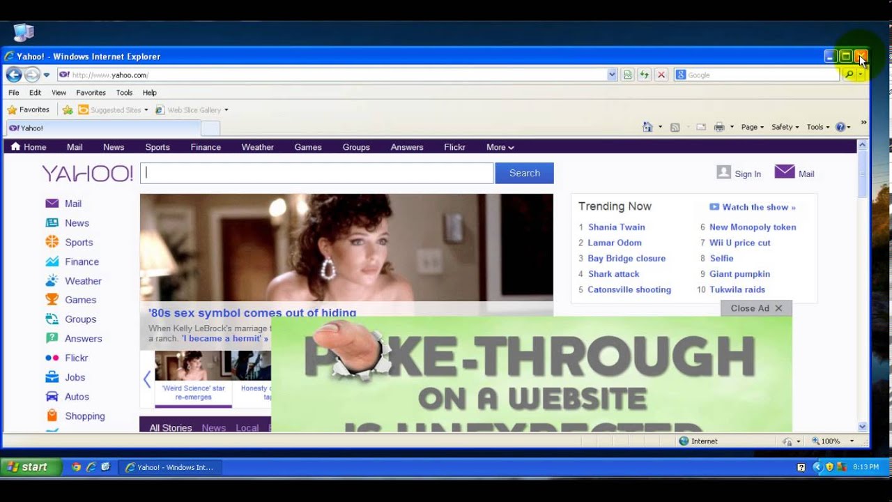 Change IE ( Internet Explorer ) homepage - Beginners Tutorials - YouTube