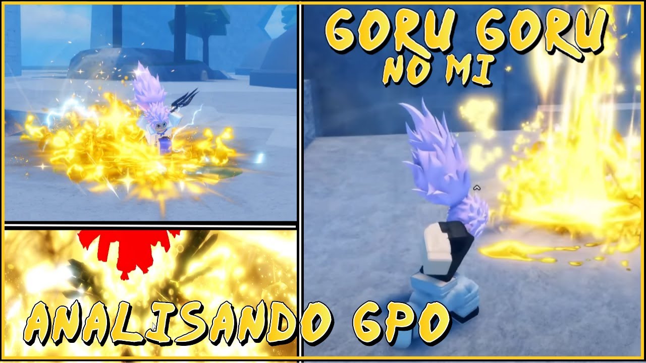 Goru Showcase | analisando GPO | a Fruta do ouro? Não!!! a fruta do pré ...