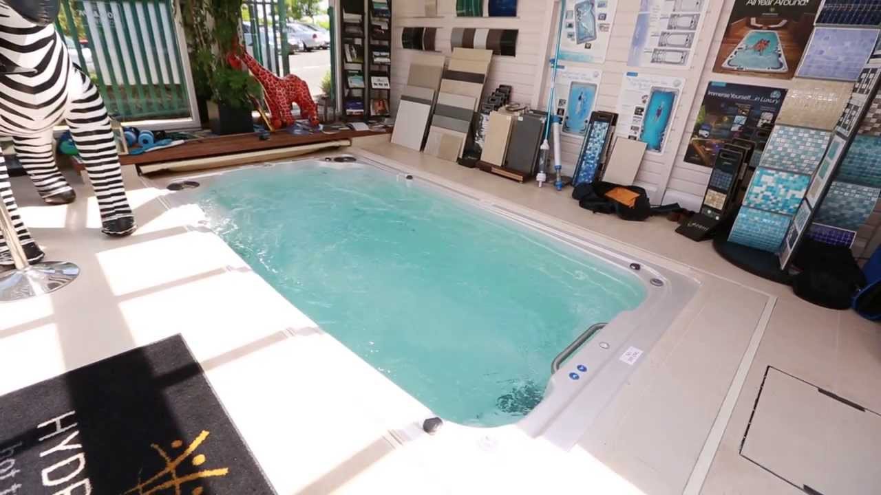 Hydropool 14ft Swim Spa in Action - YouTube