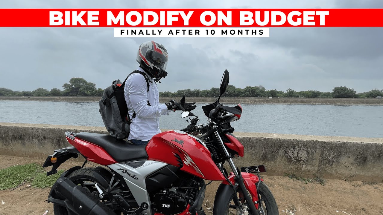 BIKE MODIFICATION I TVS Apache 160 4V BS6 I BUDGET BIKE ACCESORIES ...