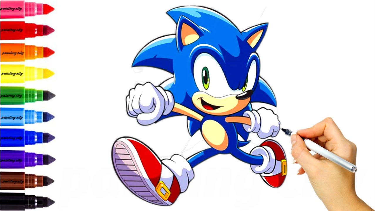 How to Draw Sonic - Fun & Easy Step-by-Step Guide! - YouTube