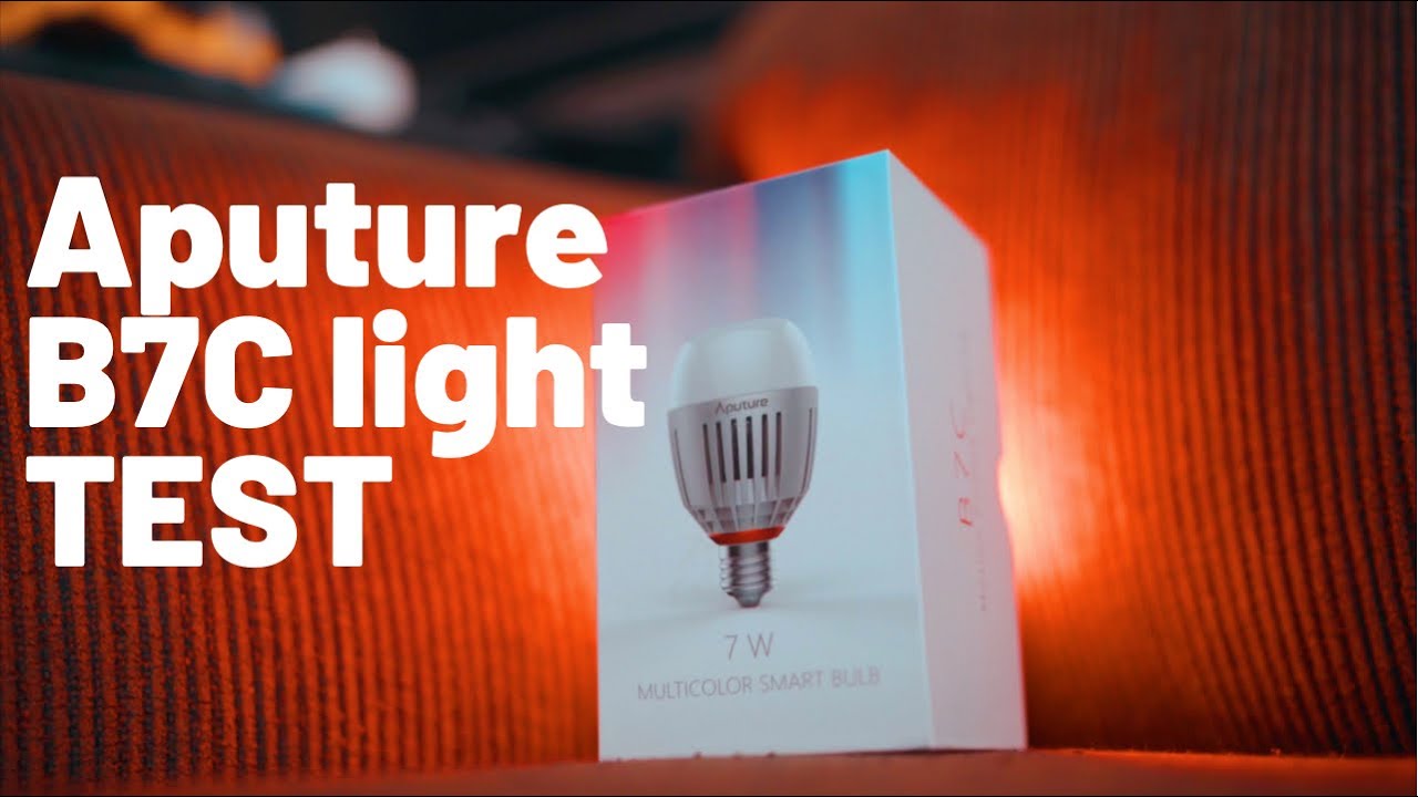 Aputure B7C ACCENT Light TEST - YouTube